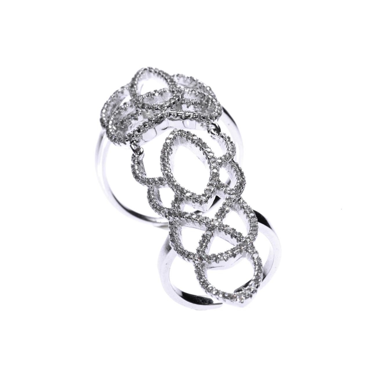 Full Finger Ring / Statement Ring / Silver Ring / Knuckle Ring / Finger ...