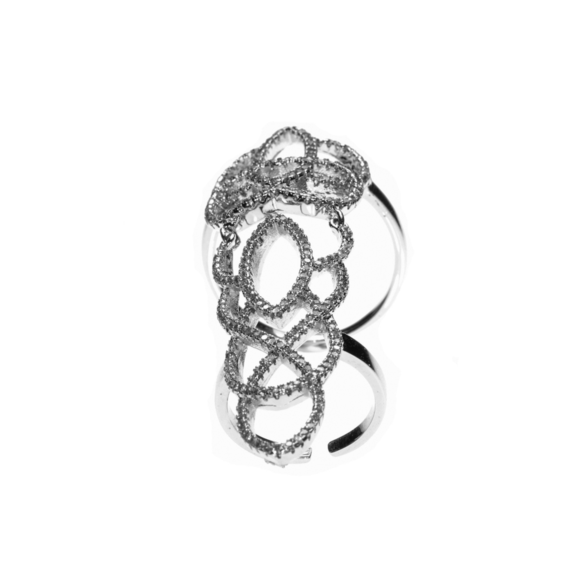 Full Finger Ring / Statement Ring / Silver Ring / Knuckle Ring / Finger ...